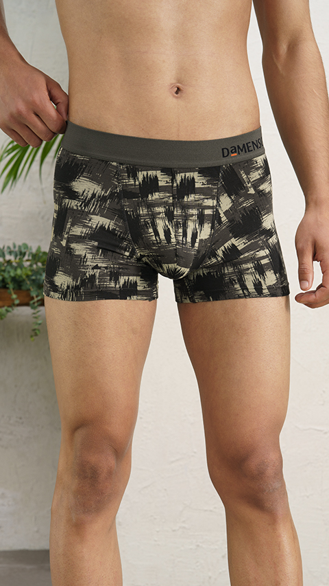 Mens Deo-Soft Trunk Underwear | Trunk Arctic Grey - DaMENSCH